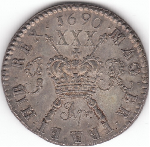 O’Brien Coin Guide: James II Gunmoney – the year/month date variations ...