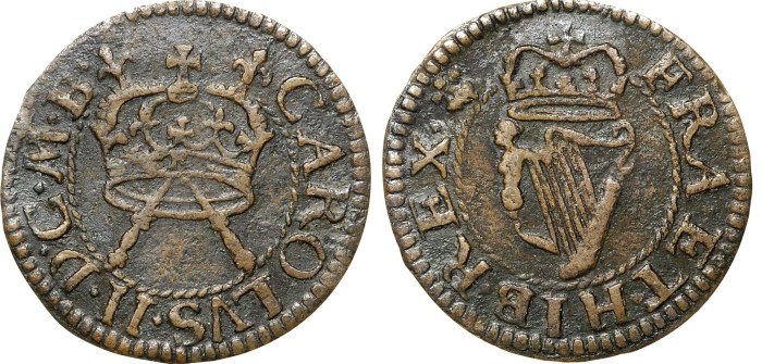 O’Brien Coin Guide: Armstrong’s ‘Patent’ Irish Farthings (1660-61) for ...