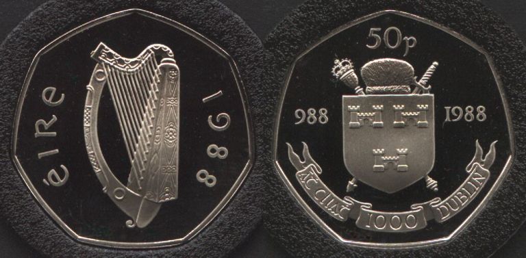 O’Brien Coin Guide: The Irish Decimal Fifty Pence | The Old Currency ...