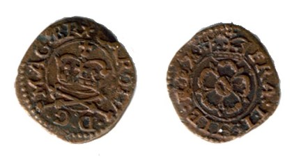 O’Brien Coin Guide: Maltravers ‘Patent’ Rose Farthings (1636-42) for ...