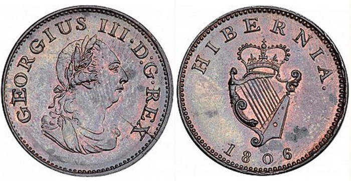 O’Brien Coin Guide: The Unofficial Irish Token Coinages of George III ...
