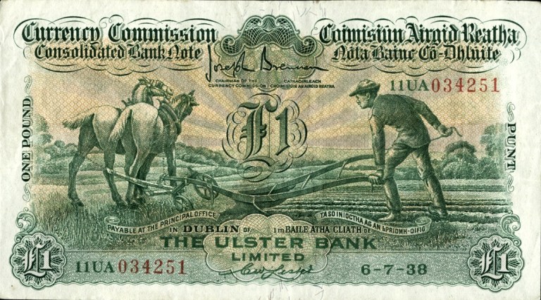 O’Brien Banknote Price Guide 2016: Ploughman £1 notes | The Old ...