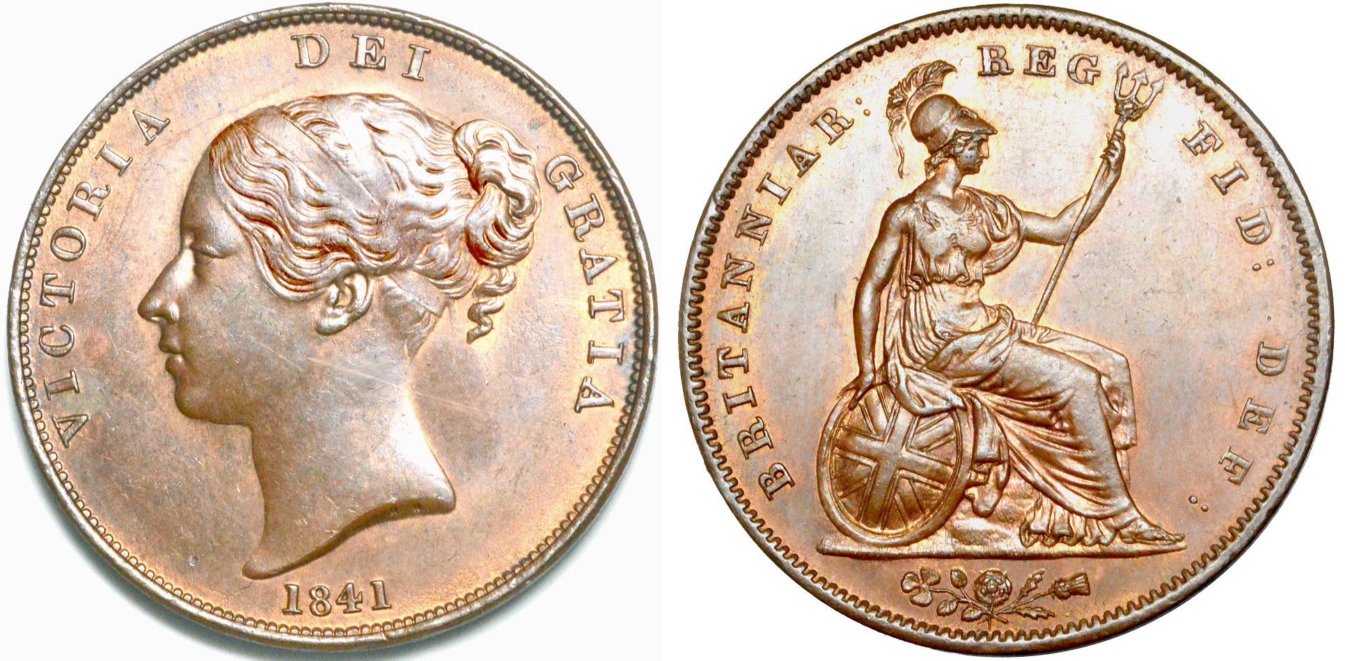 GB & Ireland – Copper Penny 1825-1860 | The Old Currency Exchange is a ...