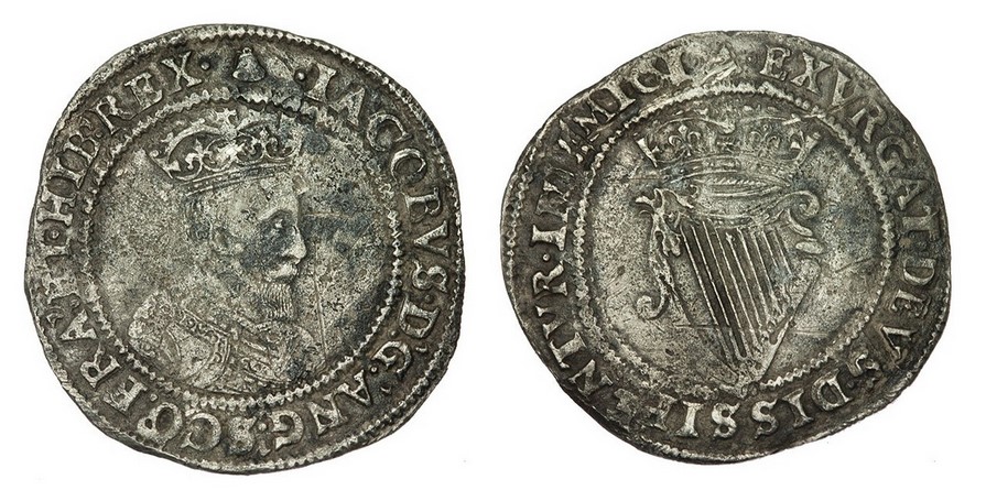 Irish Coin Daily: James I, Silver Shilling, First Bust / First Irish ...