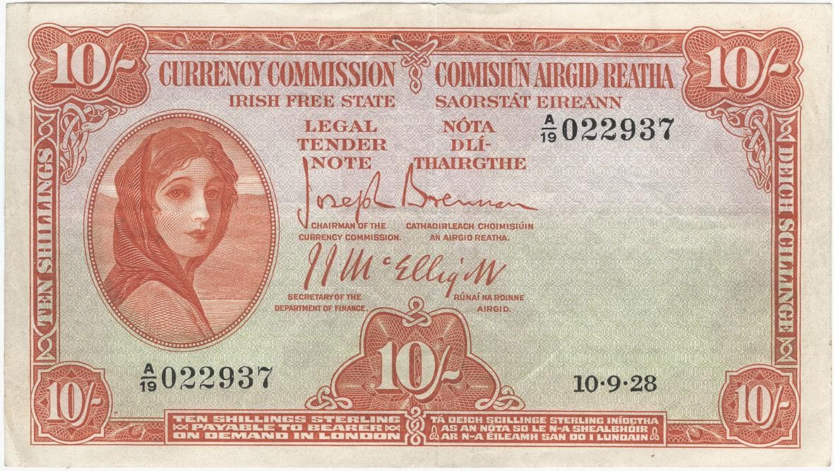 Modern Irish Banknotes: Currency Commission of the Irish Free State ...
