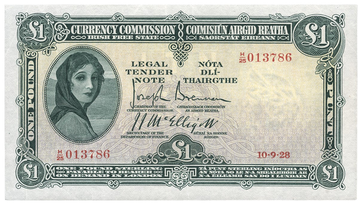 Modern Irish Banknotes: Currency Commission of the Irish Free State ...