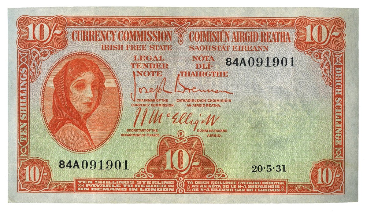 Modern Irish Banknotes: Currency Commission of the Irish Free State ...