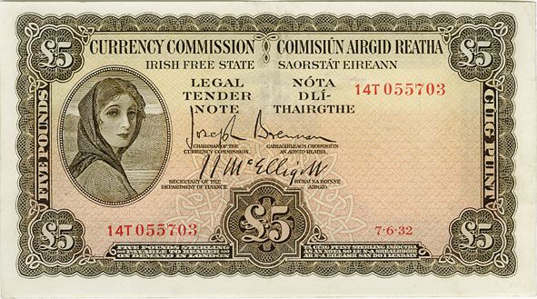 Modern Irish Banknotes: Currency Commission of the Irish Free State ...