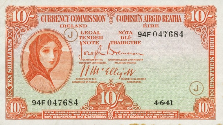 Modern Irish Banknotes: Currency Commission of the Irish Free State ...