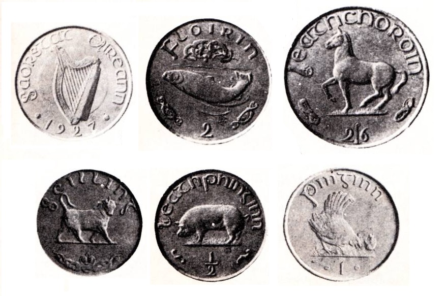 O’Brien Coin Guide: Oliver Sheppard’s Irish Coin Designs (1927) | The ...