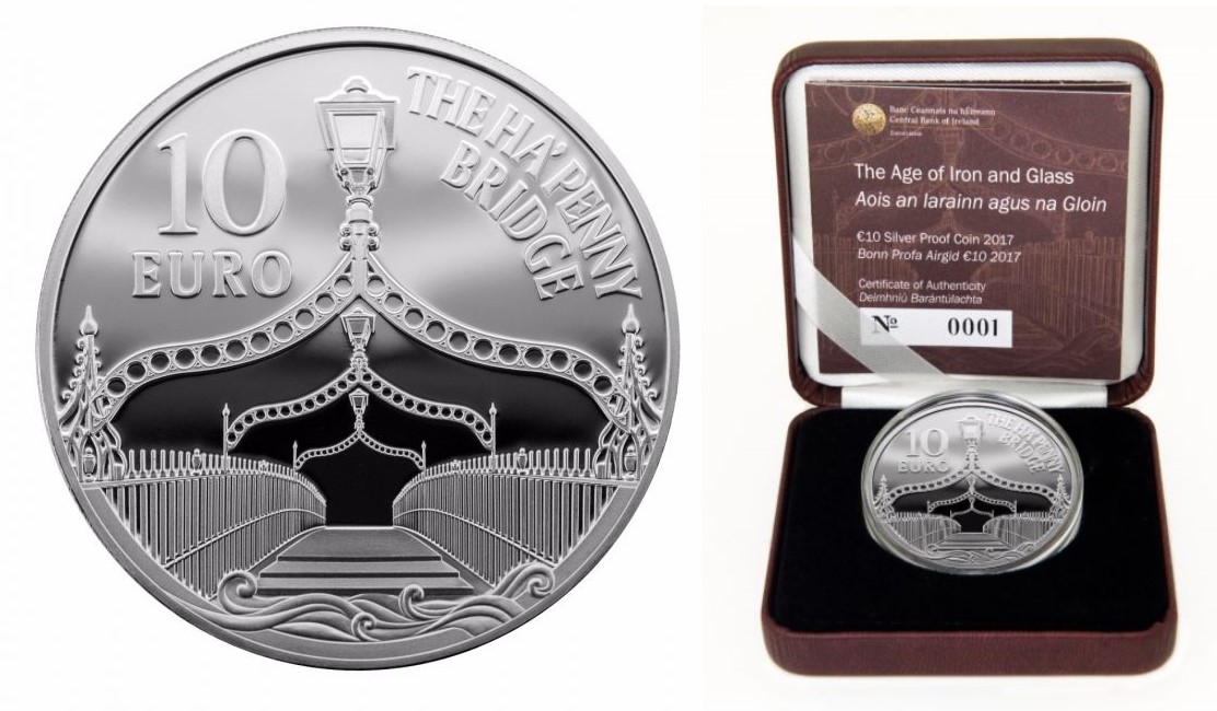 Irish Coin Daily: 2017 €10 silver Commemorative Proof (Dublin’s Ha ...