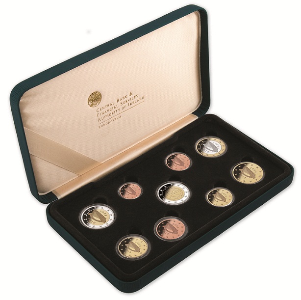 Irish Coin Daily: Ireland Proof Euro Coin Set (2009) | The Old Currency ...