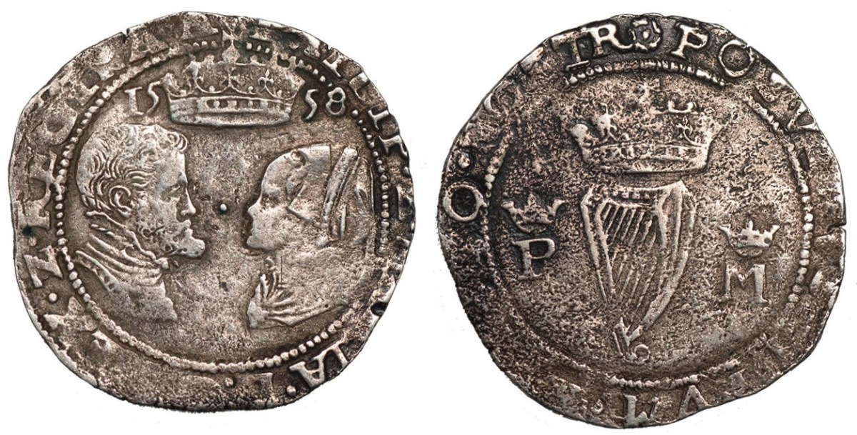 Irish Coin Daily: Philip & Mary, Groat (1558) mm. Rose | The Old ...