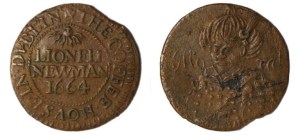 The Trade Token of Lionell Newman (Dublin, 1664) | The Old Currency ...