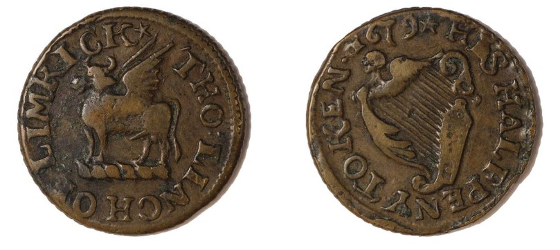 The Trade Token of Thomas Linch (Limerick, 1679) | The Old Currency ...