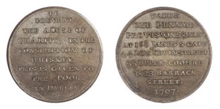 Irish Coin Daily: Dublin Charity Food Token (1797) | The Old Currency ...